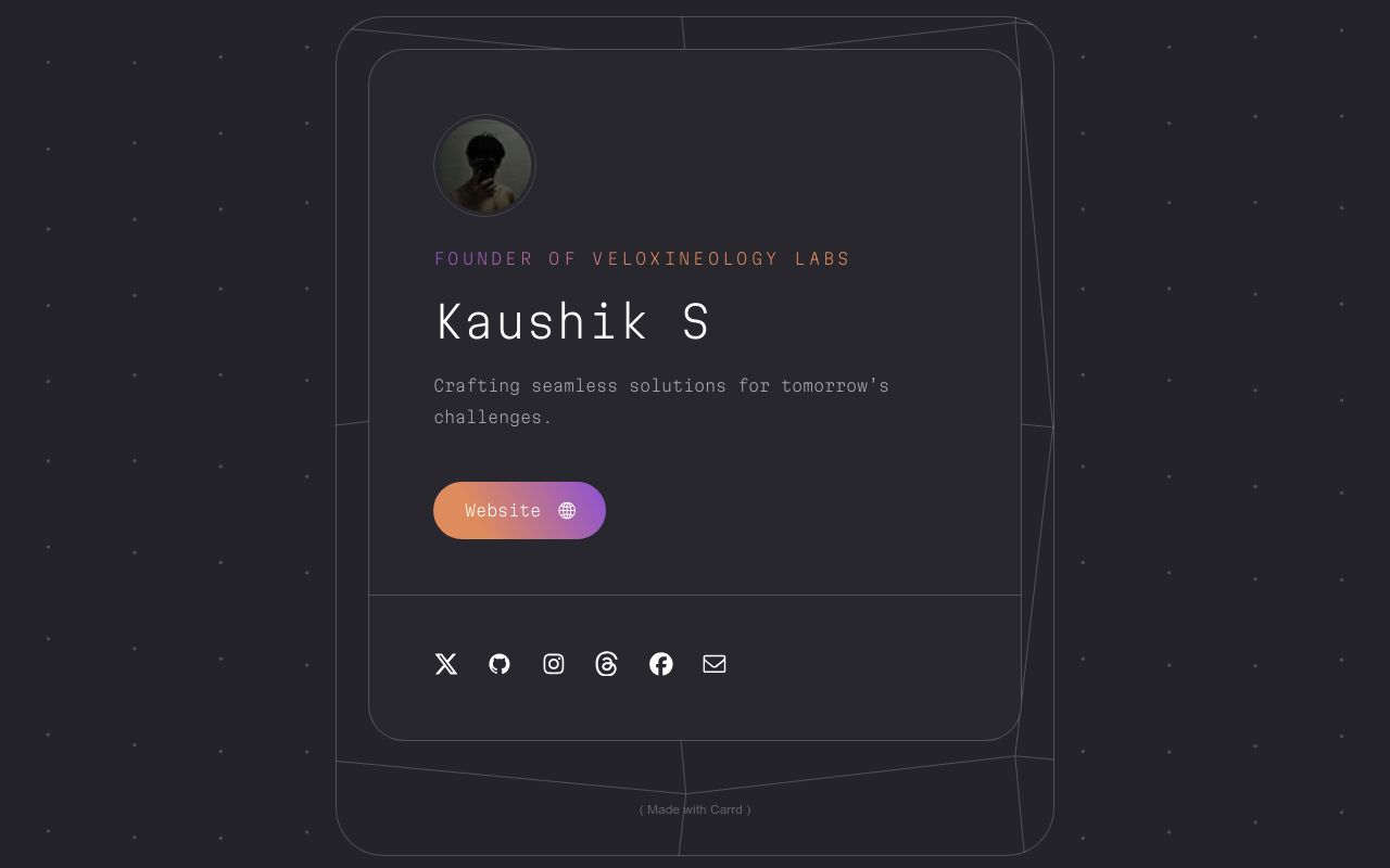 Kaushik S